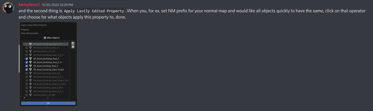 REQUEST: Apply to selected (Multi select objects to edit specific props) · Issue #7 ...