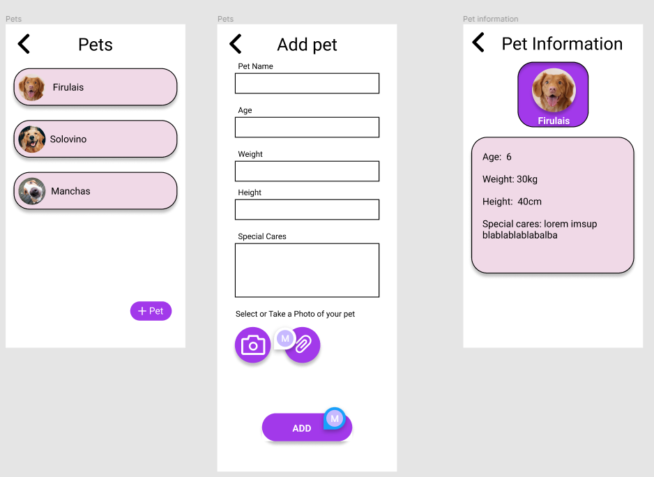 Pet registration screens · Issue #33 · BC-MAY-21-RN/proyecto-final-pf ...