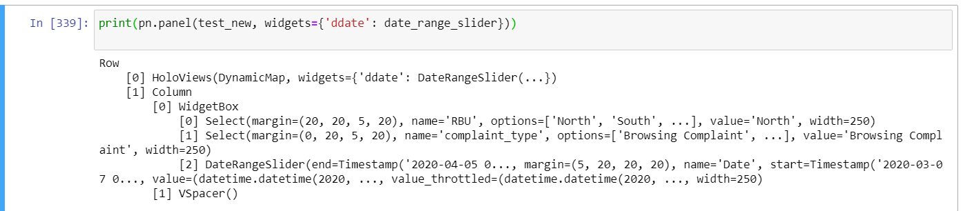 panel widgets.DateRangeSlider not working · Issue #1269 · holoviz/panel · GitHub
