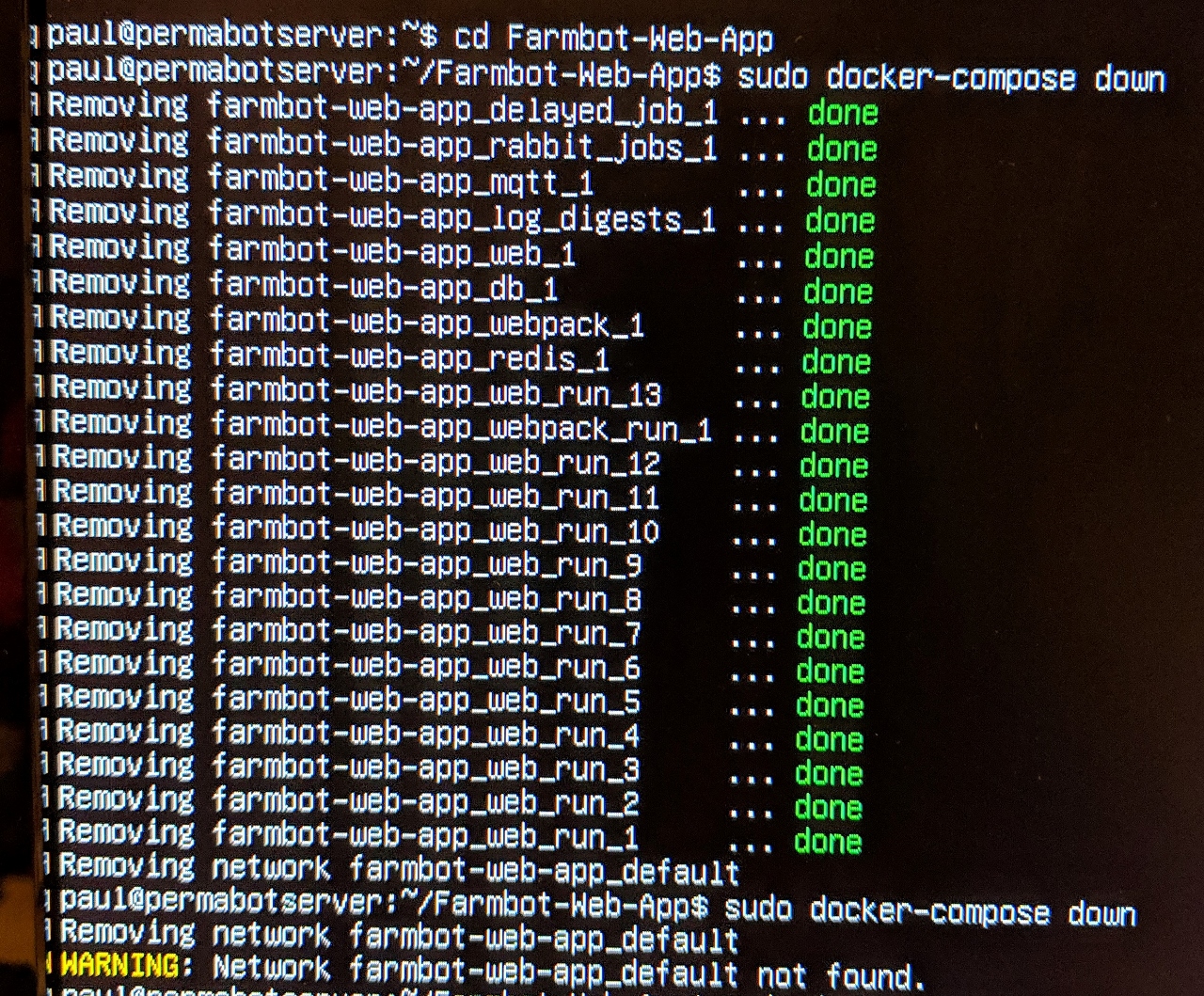 Cannot update Web-App anymore · Issue #1099 · FarmBot/Farmbot-Web-App · GitHub