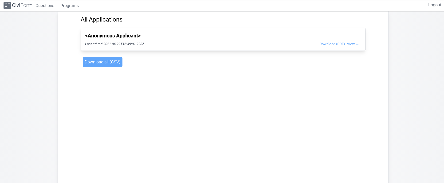 High fidelity mockup of the application inbox view · Issue #492 · civiform/civiform · GitHub