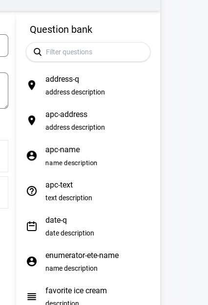 In list of questions in form builder, surface the languages that each question is translated ...