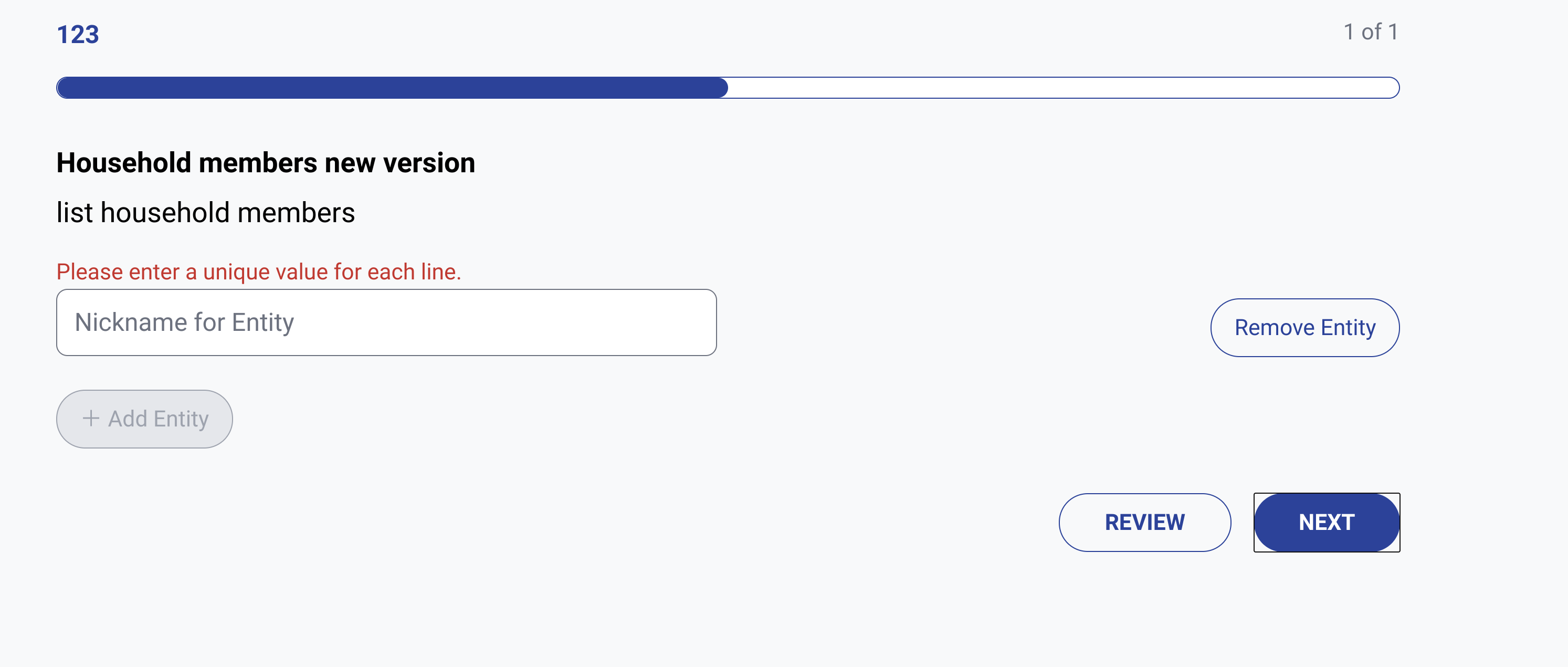 In Enumerator questions, remove error messages when you type a valid nickname · Issue #1482 ...