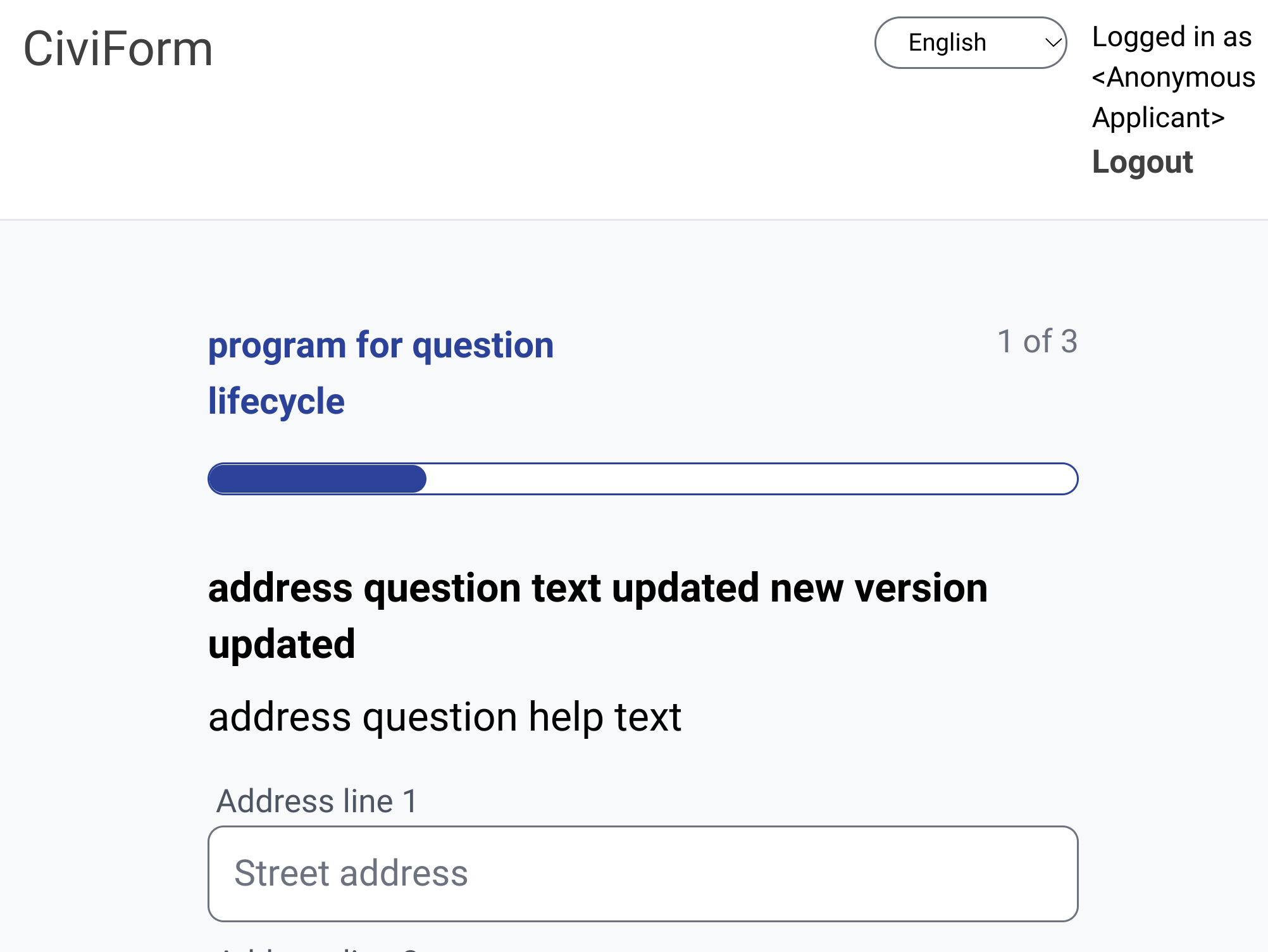 In application form, use ` `s for program names · Issue #1539 · civiform/civiform · GitHub