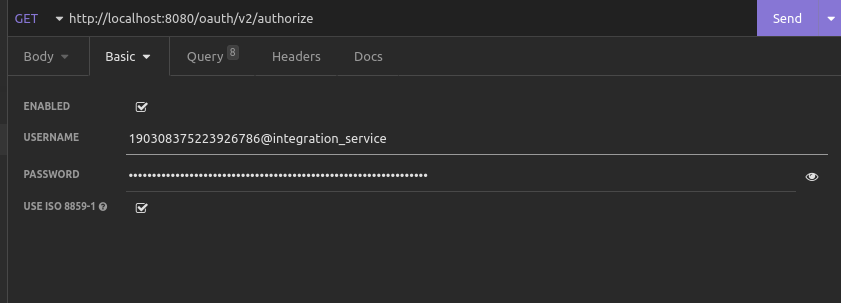 Problems getting non-interactive authorization to token to work ...