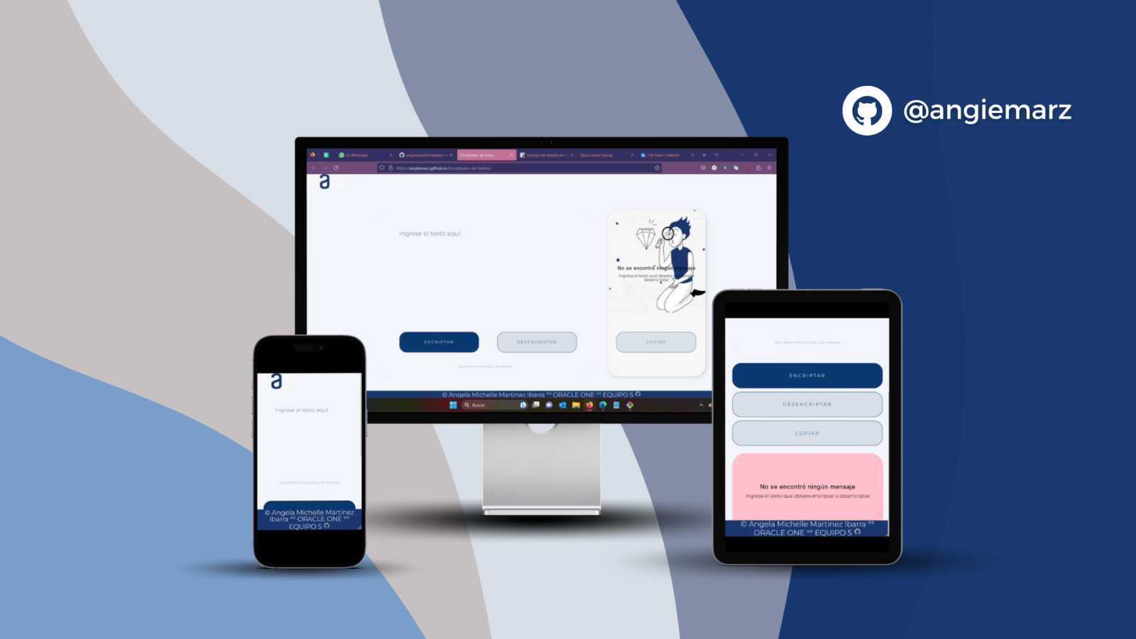 GitHub - angiemarz/Encriptador-de-textos: Repositorio con mi proyecto de Encriptador de Textos ...