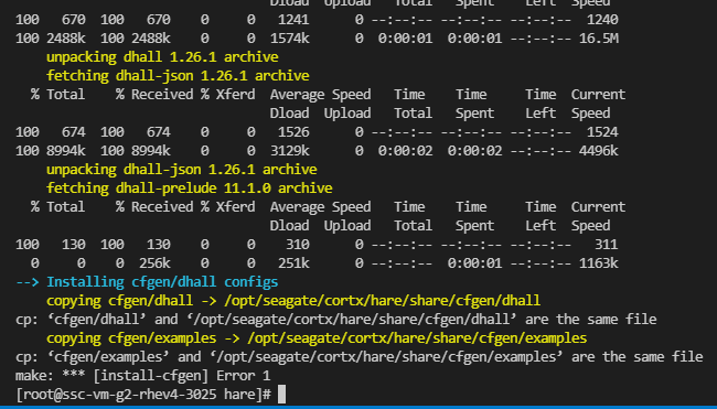 hare sudo make install fail · Issue #1943 · Seagate/cortx-hare · GitHub