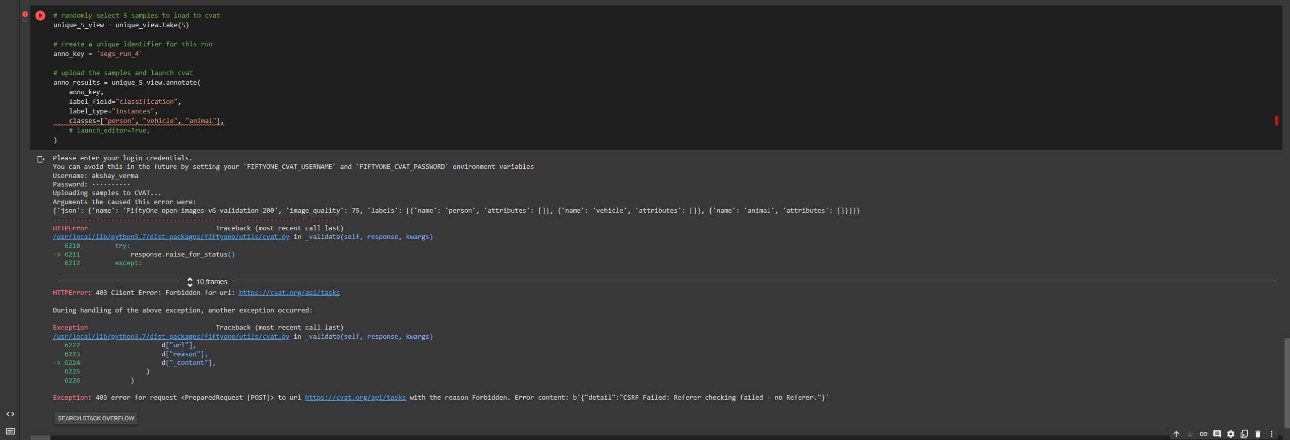 There's an error while trying to export dataset to cvat · Issue #1683 ...