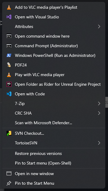 Option to show old Right Click Context Menu by Default · Issue #7991 ...