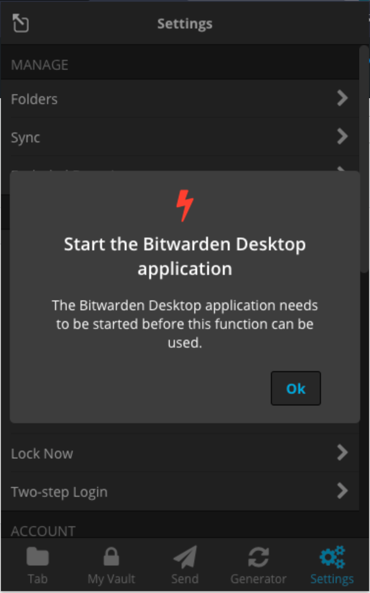 Issue with unlock with Biometrics (OSX Catalina, Brave, Chrome) · Issue ...