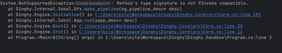 Strange issues when mixing [UnmanagedCallersOnly] with [DLLImport] - "Method's type signature is ...