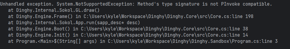 Strange issues when mixing [UnmanagedCallersOnly] with [DLLImport] - "Method's type signature is ...