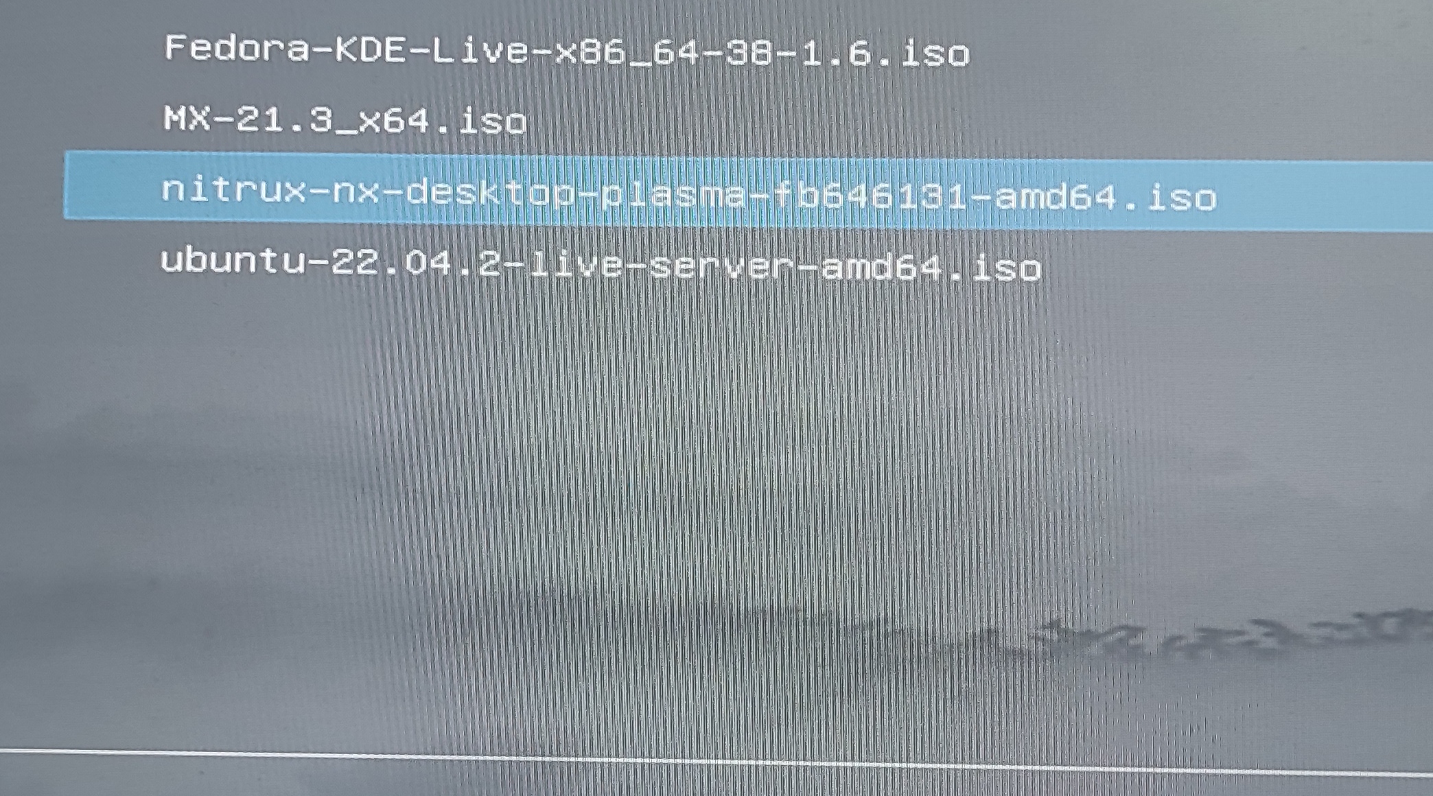 Can't boot the Live ISO from Ventoy · Issue #104 · Nitrux/nitrux-bug-tracker · GitHub