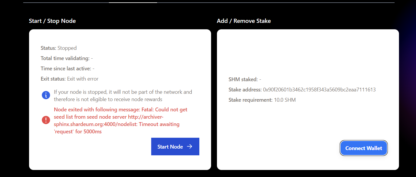 Validator Stopped Error ```Fatal: Node cannot join with invalid external IP: 0.0.0.0``` · Issue ...