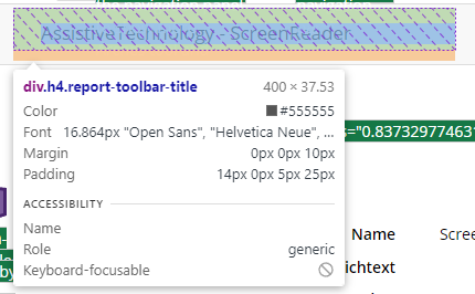 Resource Report - 2.4.6 Headings and Labels - 1 skipped heading level is present on the report ...