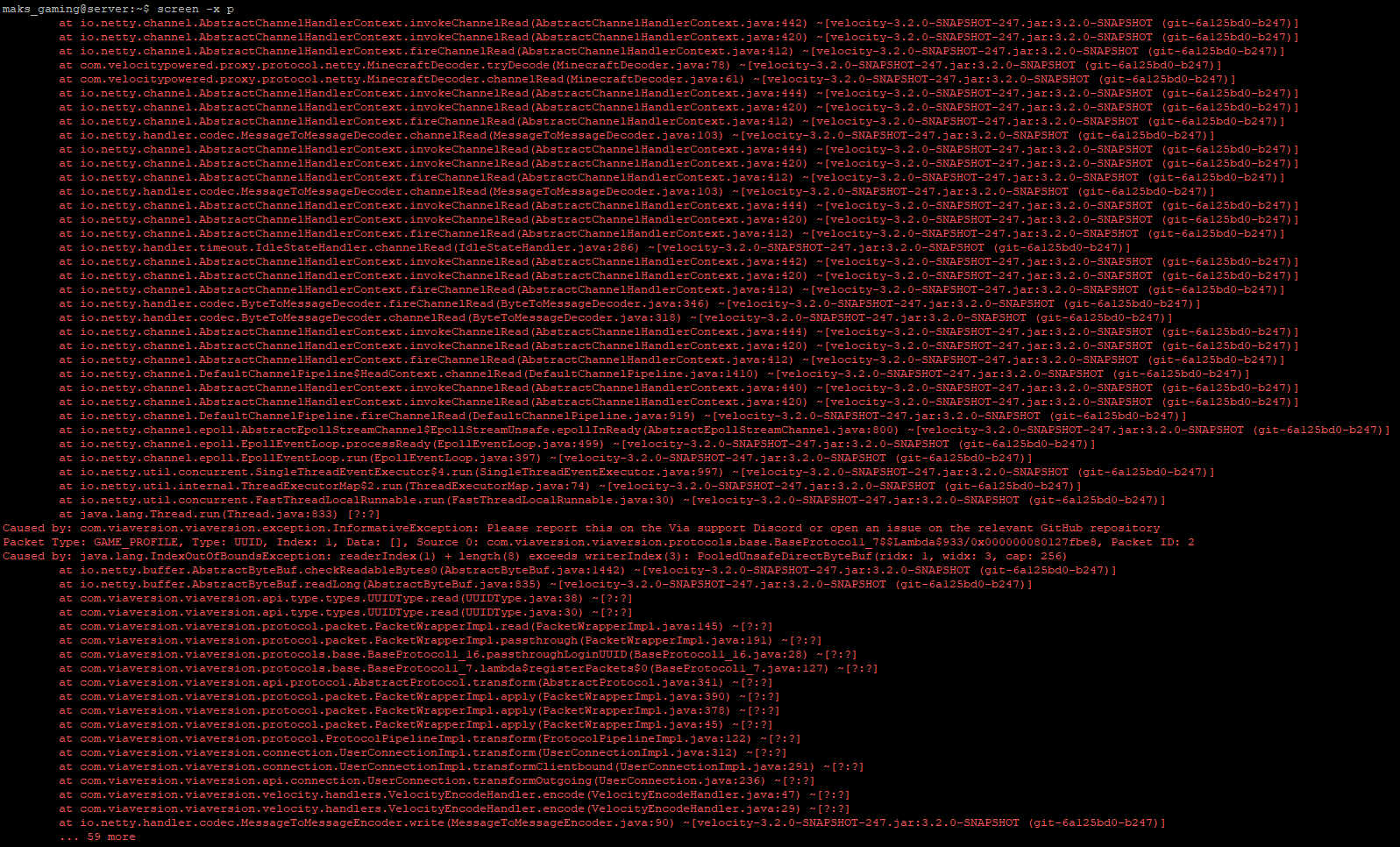 Kicks client after getting damage · Issue #3286 · ViaVersion/ViaVersion · GitHub
