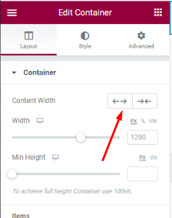 🚀 Feature Request: Changing the UI of the Content Width option in the container. · Issue #19702 ...