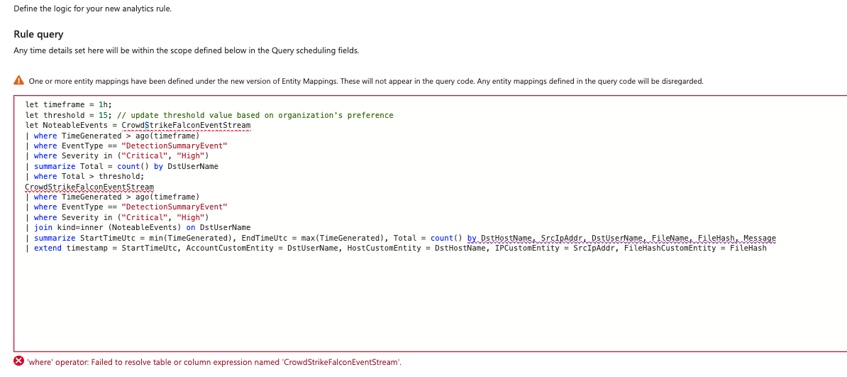 Crowdstrike Solution Using Inconsistent Capitalization Breaking Case Sensitive Kql · Issue