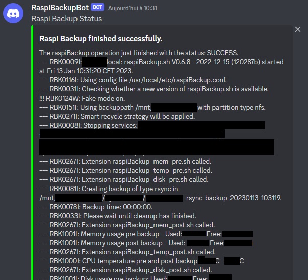 Discord Notification · Issue #599 · framps/raspiBackup · GitHub