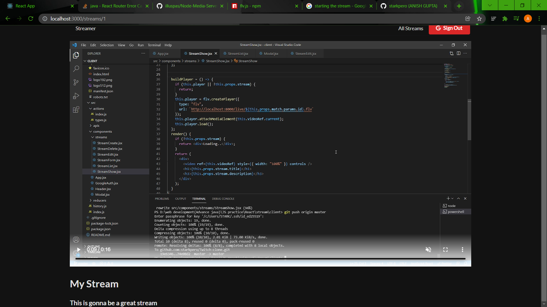 GitHub - starkpero/Twitch-clone
