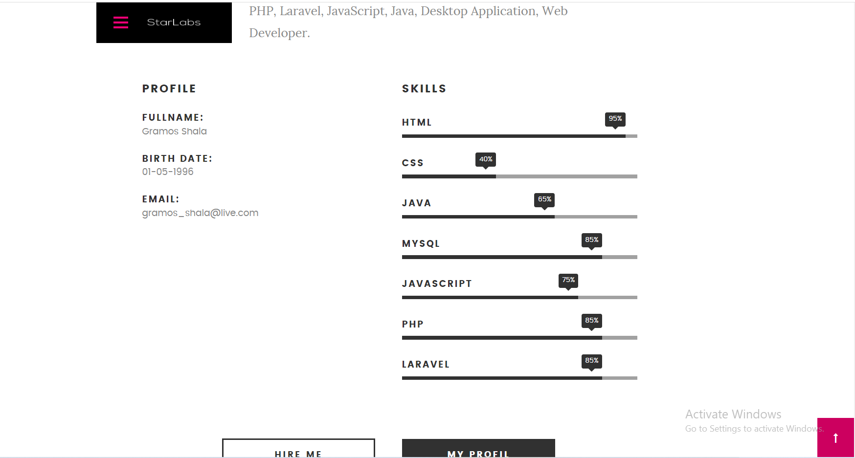 Github Gramosshala Portfolio