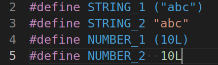 C++ : surrounding a #define-d value with parentheses breaks highlighting · Issue #531 · jeff ...