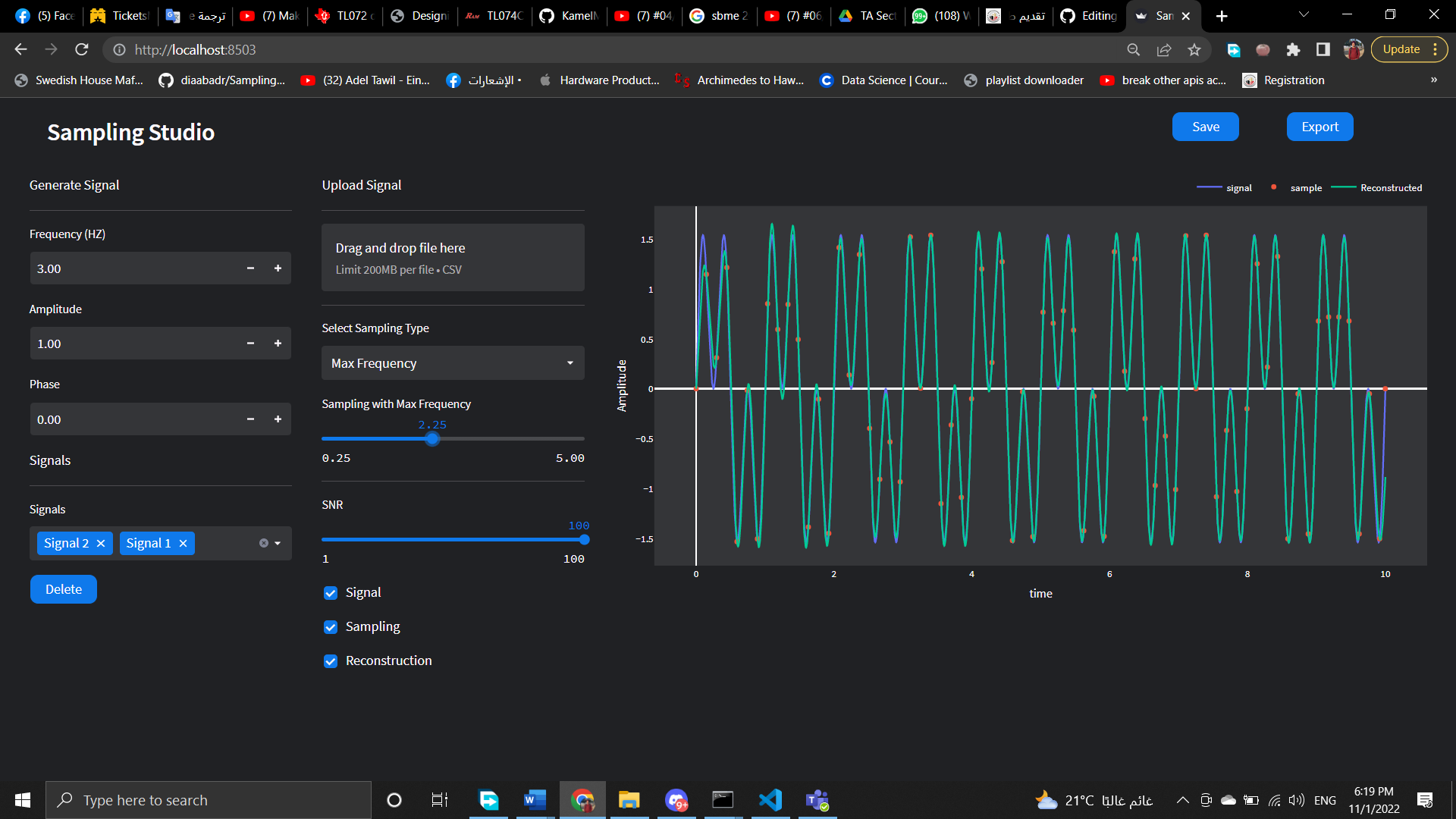 GitHub - KamelMoohamed/Sampling-Studio