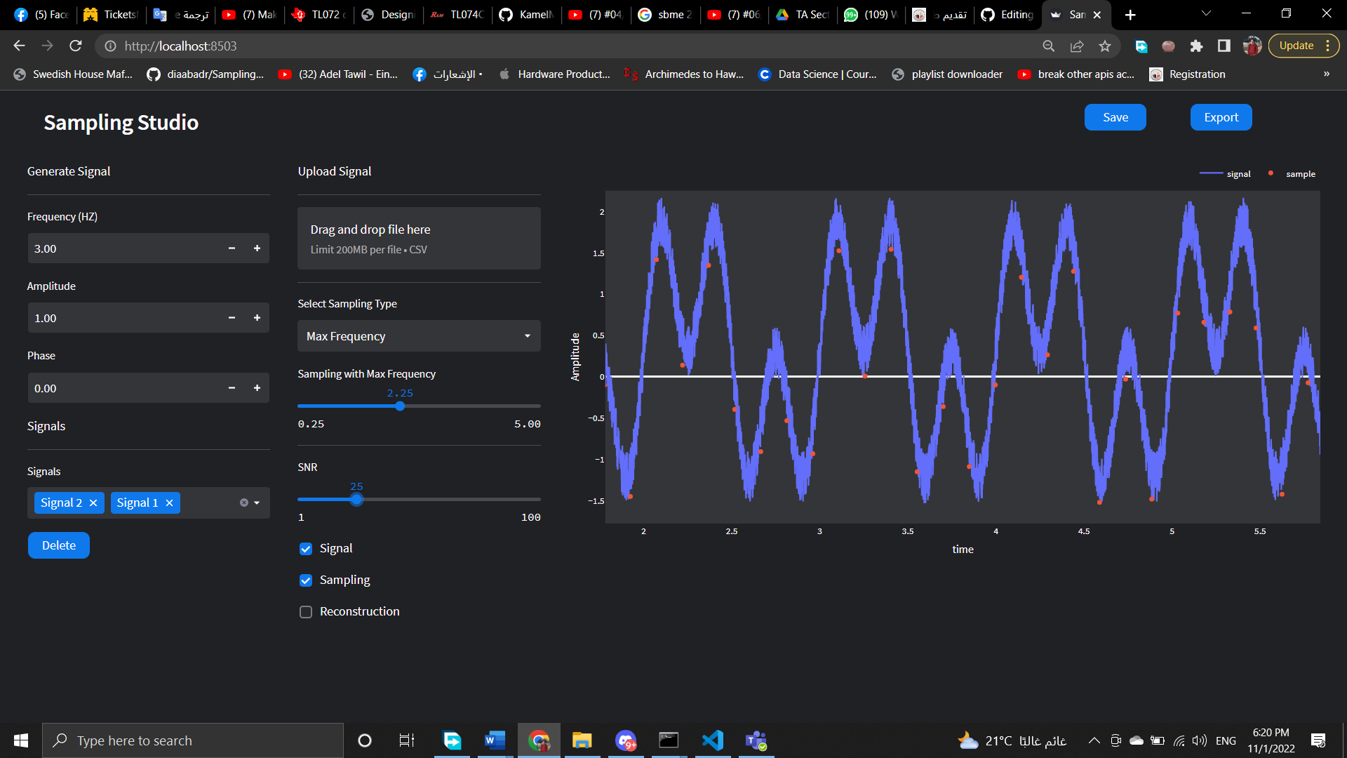 GitHub - KamelMoohamed/Sampling-Studio