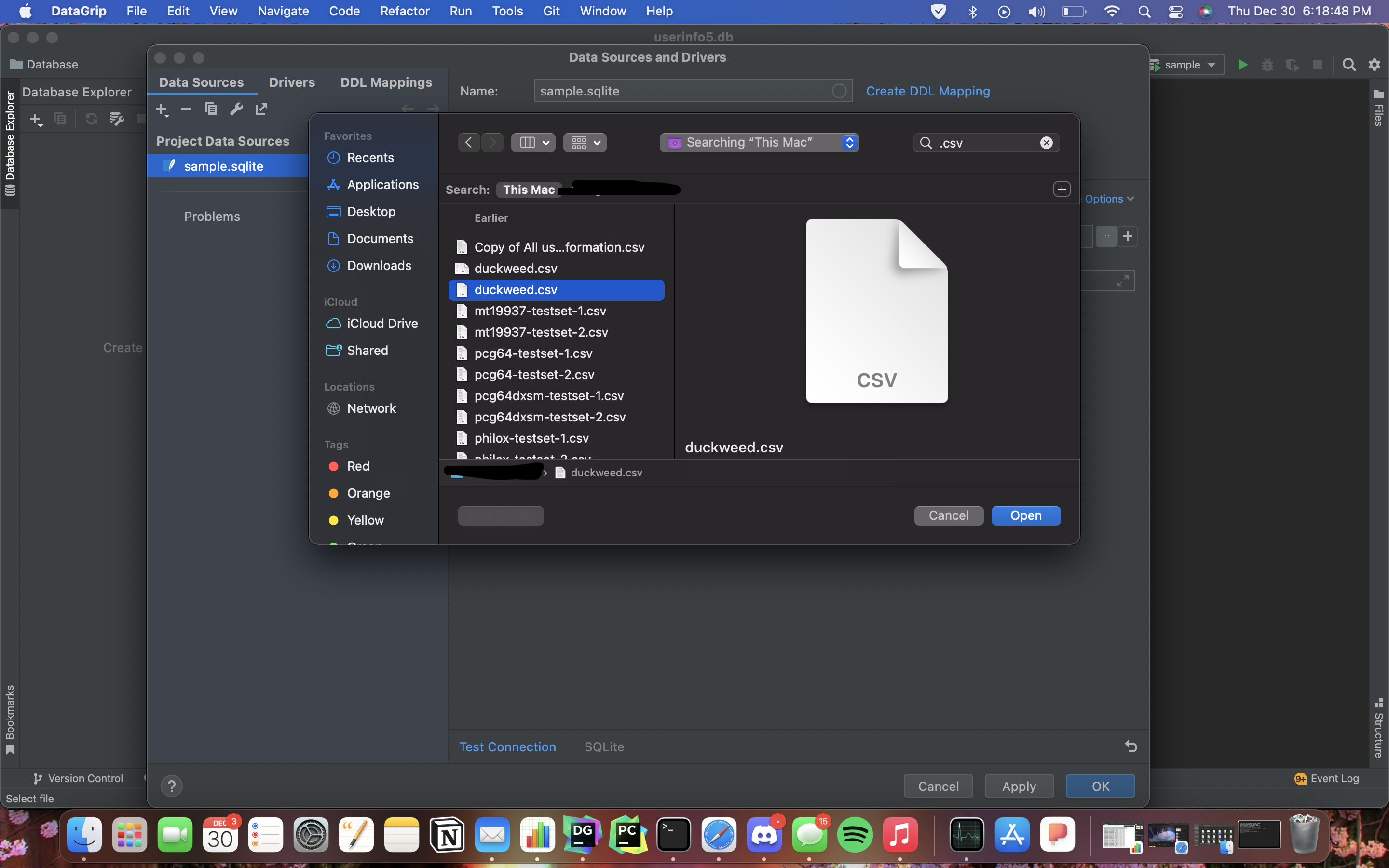 Importing .tsv/.csv files from your computer over to the DataGrip IDE (SQLite) · GitHub