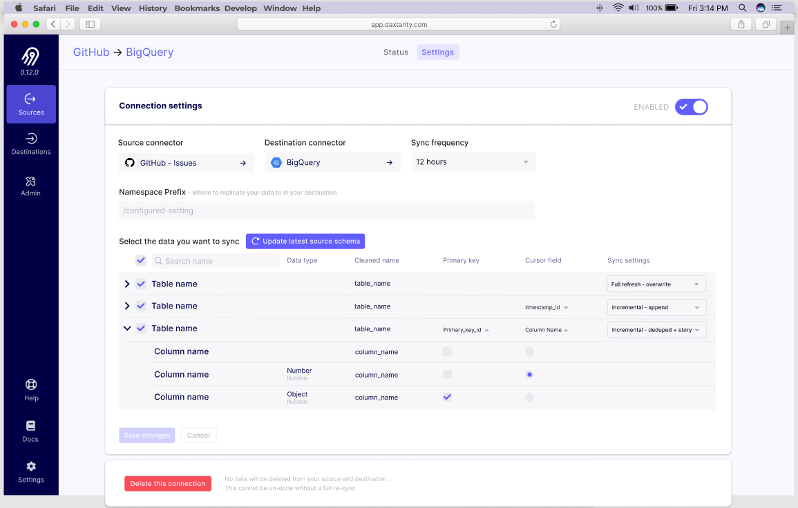 Front-end support destination sync modes · Issue #2371 · airbytehq/airbyte · GitHub