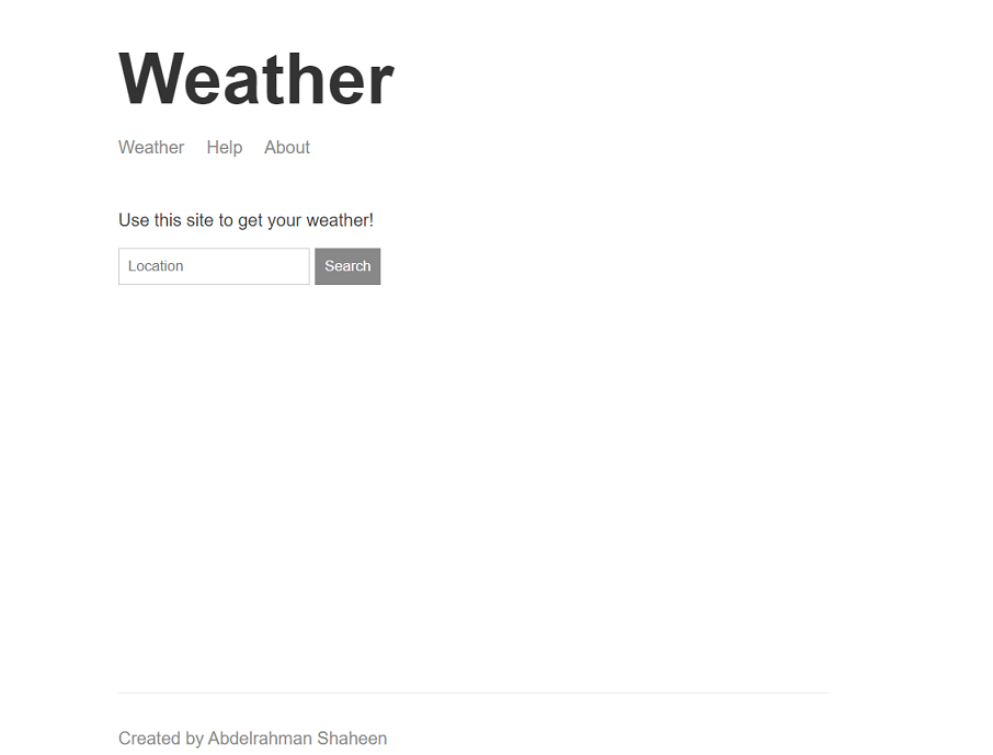 GitHub - AbdelrahmanShaheen/Weather-app