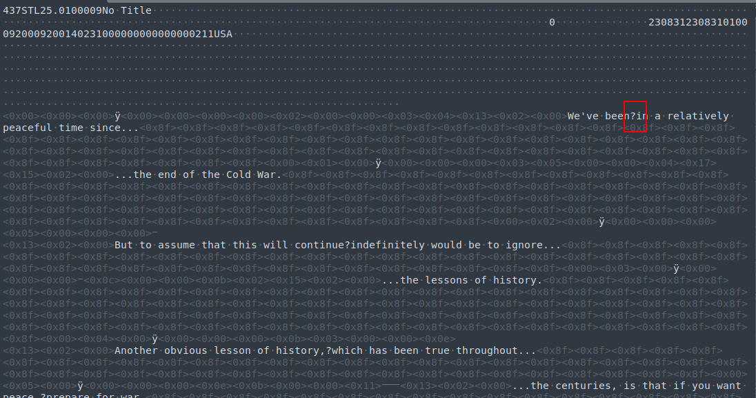 convert Srt to EBU STL on Ubuntu via CLI newline is ? instread Š ...