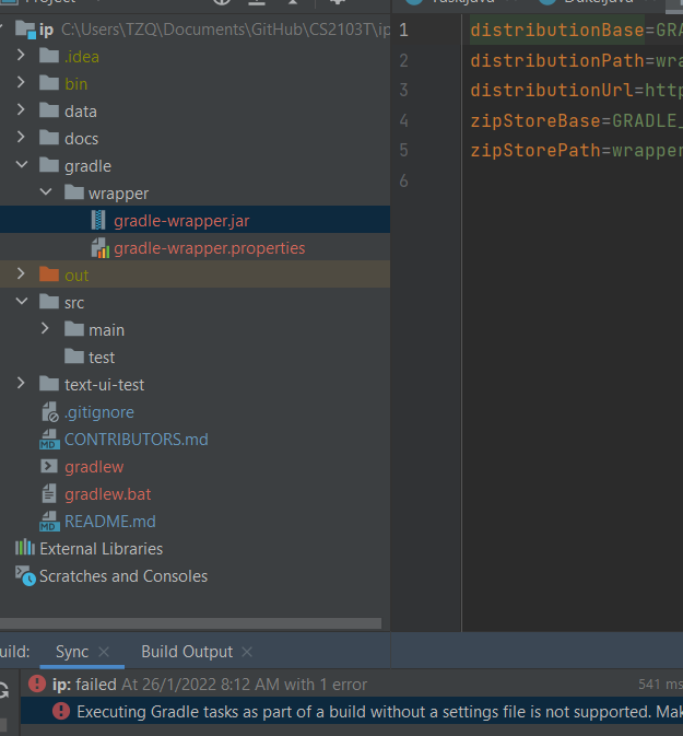 Gradle causing code to not run · Issue #34 · nus-cs2103-AY2122S2/forum · GitHub