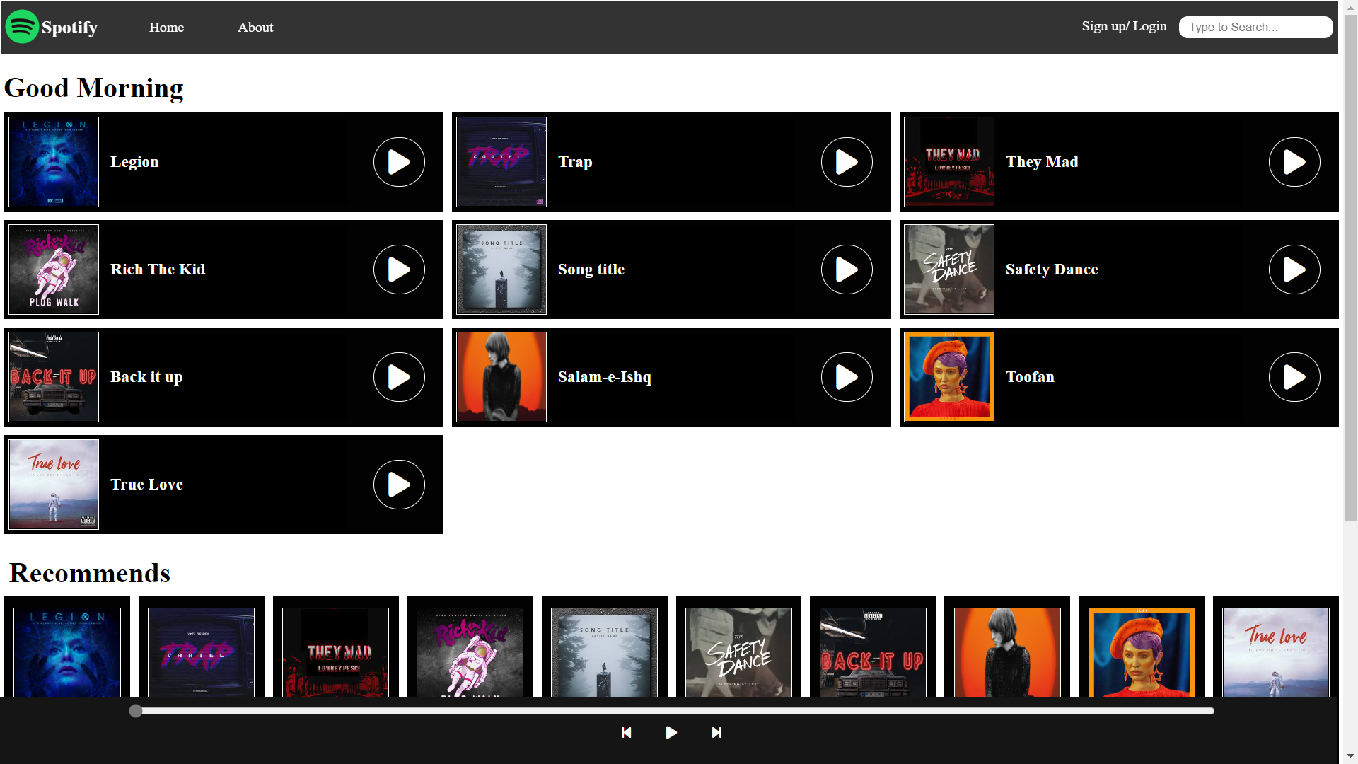 GitHub - durgesh7388k/Spotify-clone: Spotify clone is developed using HTML, CSS and JavaScript.