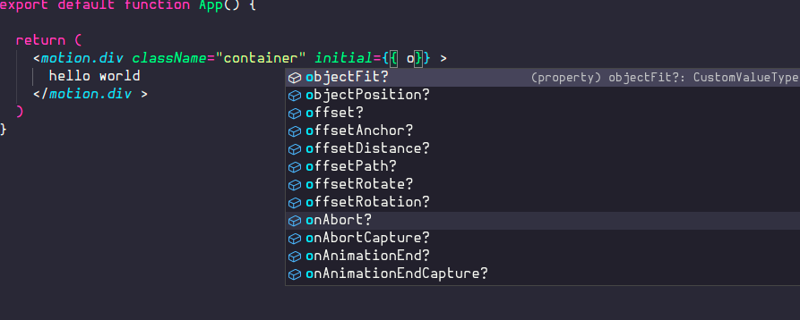 object variables properties auto-completion. · Issue #158614 · microsoft/vscode · GitHub