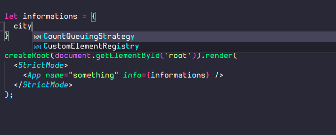 object variables properties auto-completion. · Issue #158614 · microsoft/vscode · GitHub