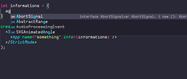 object variables properties auto-completion. · Issue #158614 · microsoft/vscode · GitHub