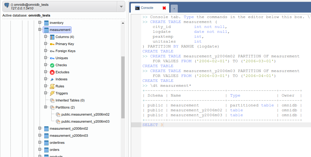 Postgresql 10 Partitioned Tables Not Visible In Browser Or Dt · Issue 477 · Omnidbomnidb · Github