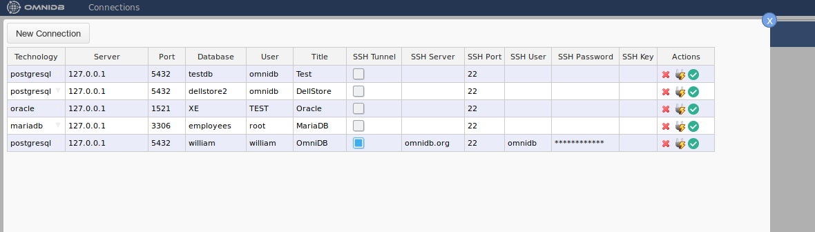 Access to PostgreSQL Server from OmniDB with SSH Tunneling · Issue #317 · OmniDB/OmniDB · GitHub