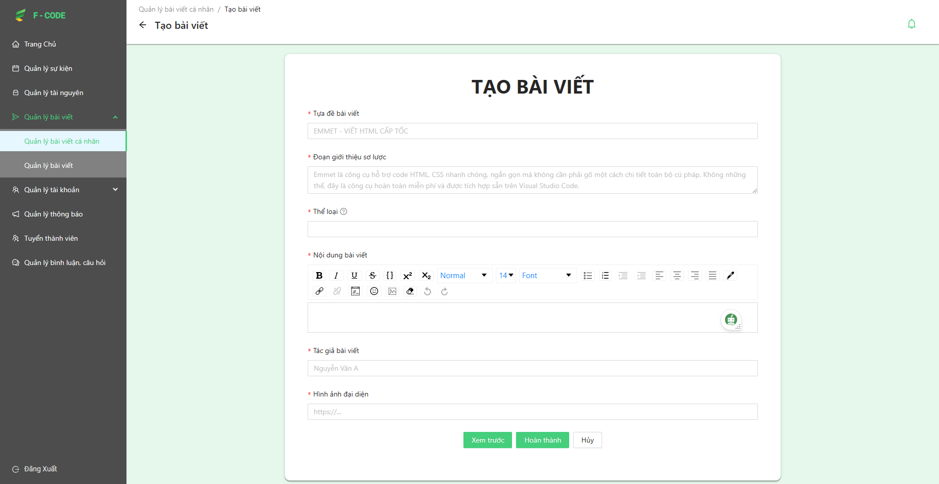 GitHub - F-Code-Club/Fcode-management-FE