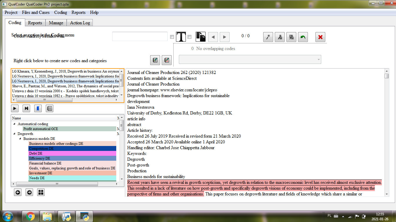 Req: Tabs should never be blank · Issue #368 · ccbogel/QualCoder · GitHub