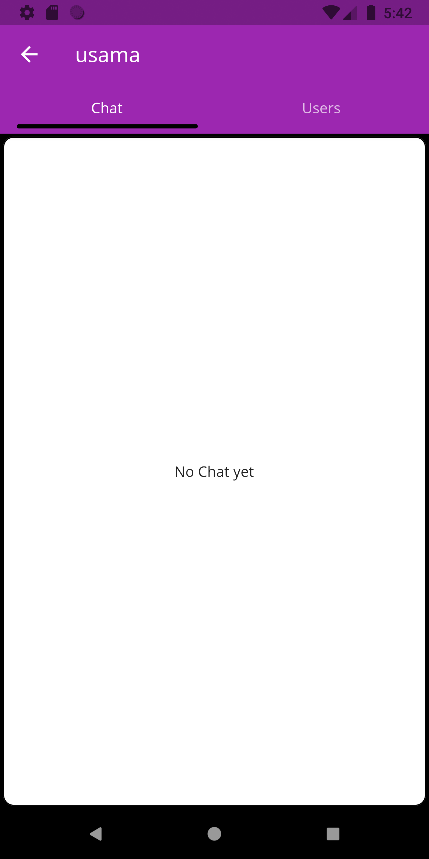 GitHub - iamusamaiqbal/ChatApplication: One-to-One Chat Application