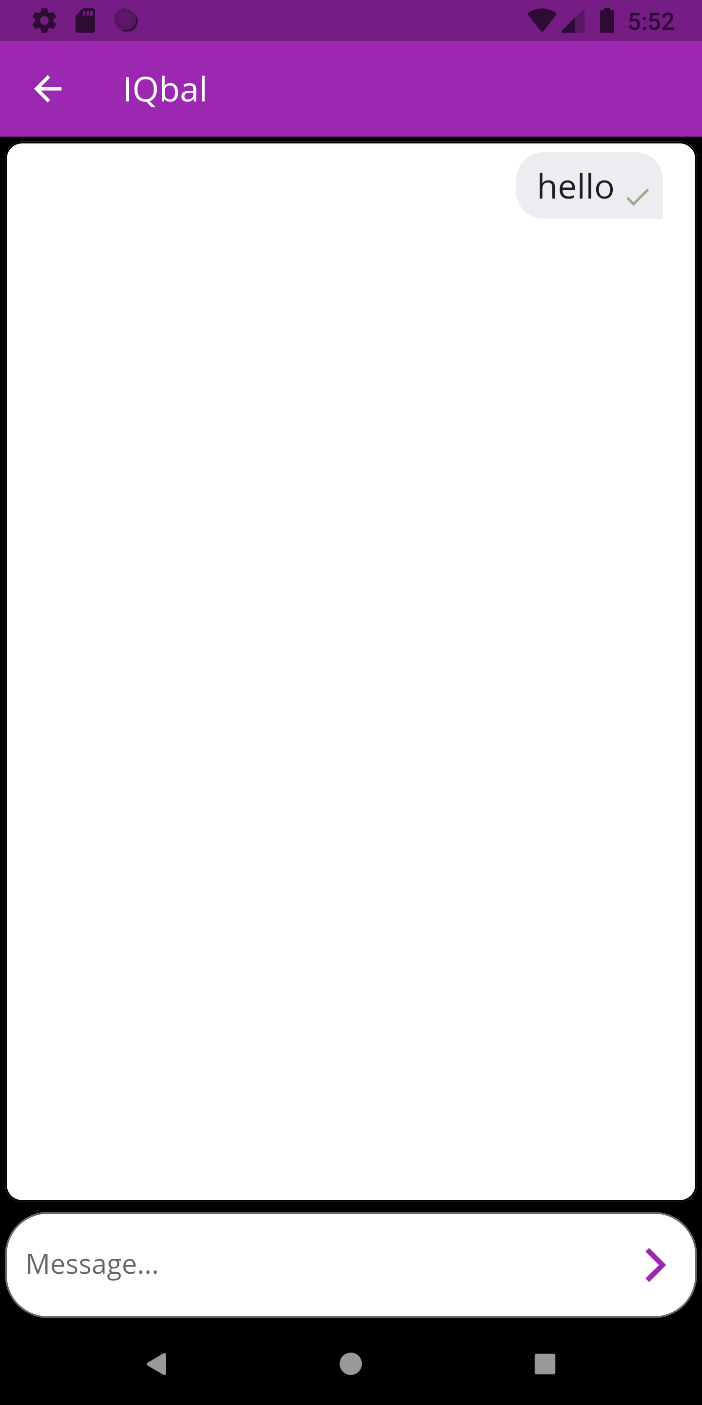 GitHub - iamusamaiqbal/ChatApplication: One-to-One Chat Application