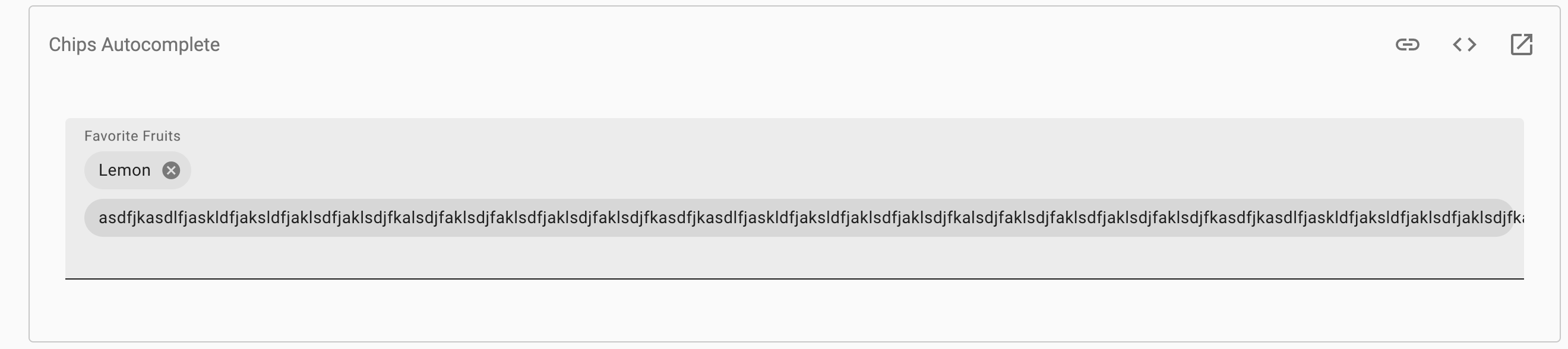 bug(material/chips): Chips with very long text overflow · Issue #27349 · angular/components · GitHub