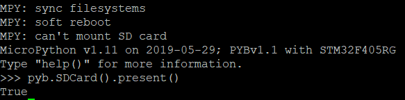 Can't mount SD card error · Issue #6761 · micropython/micropython · GitHub
