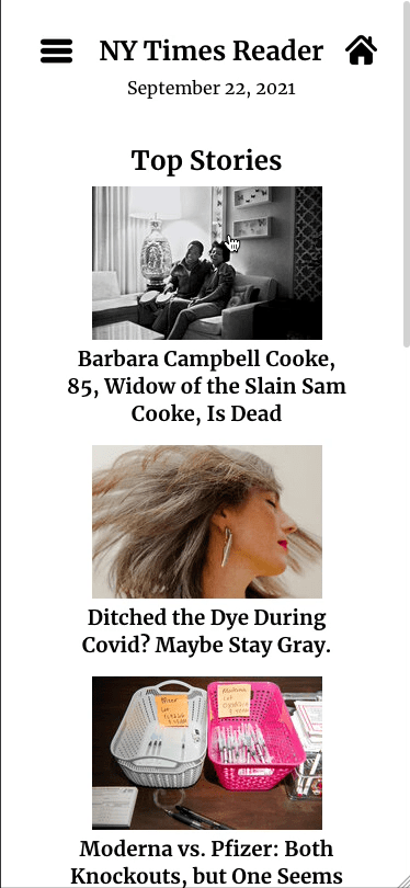 GitHub - LKessell/nyt-reader: Practice take-home challenge for Mod 4 at Turing
