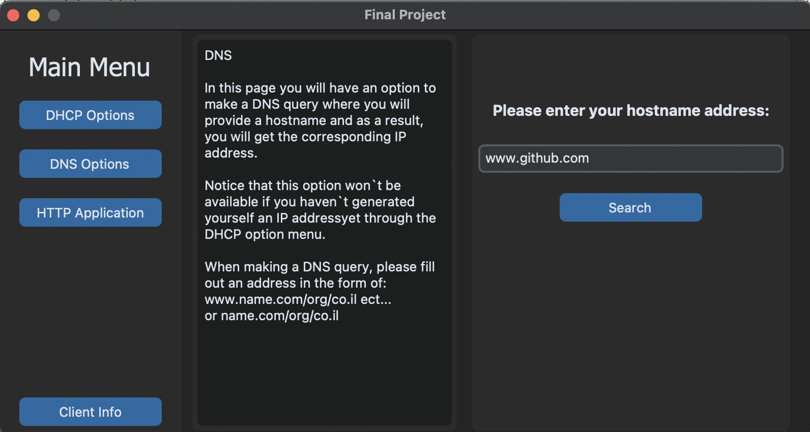GitHub - yuvili/FinalProject