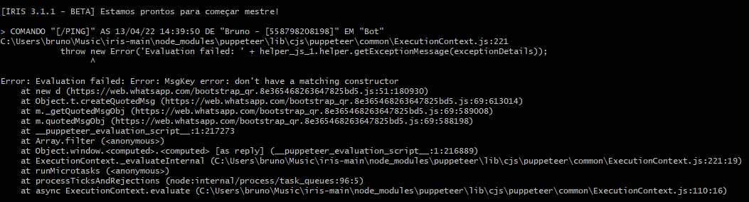 iris crasha com qual quer comando · Issue #561 · KillovSky/Iris · GitHub