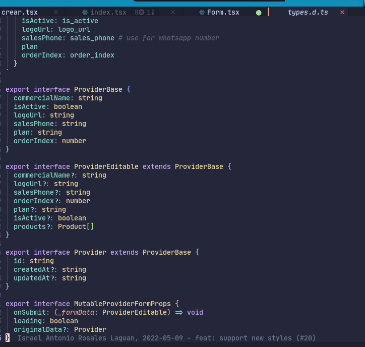 HACER UNA VISTA PARA NUEVO PROVEEDOR ./ MAKE A VIEW FOR A NEW SUPPLIER . · Issue #90 · Azordev ...