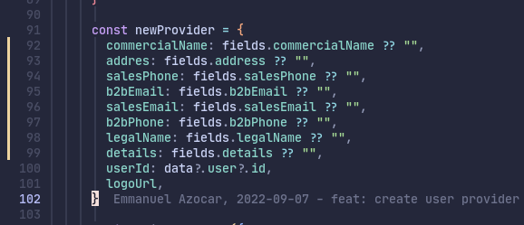 HACER UNA VISTA PARA NUEVO PROVEEDOR ./ MAKE A VIEW FOR A NEW SUPPLIER . · Issue #90 · Azordev ...